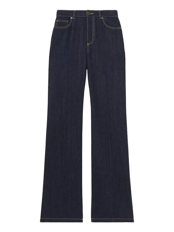 Alexander McQueen Straight-leg Jeans - Dark Blue
