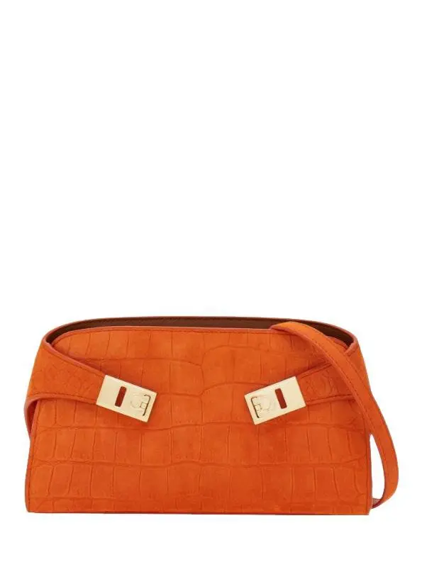 FERRAGAMO Mini Hug Cross-body Bag - Orange