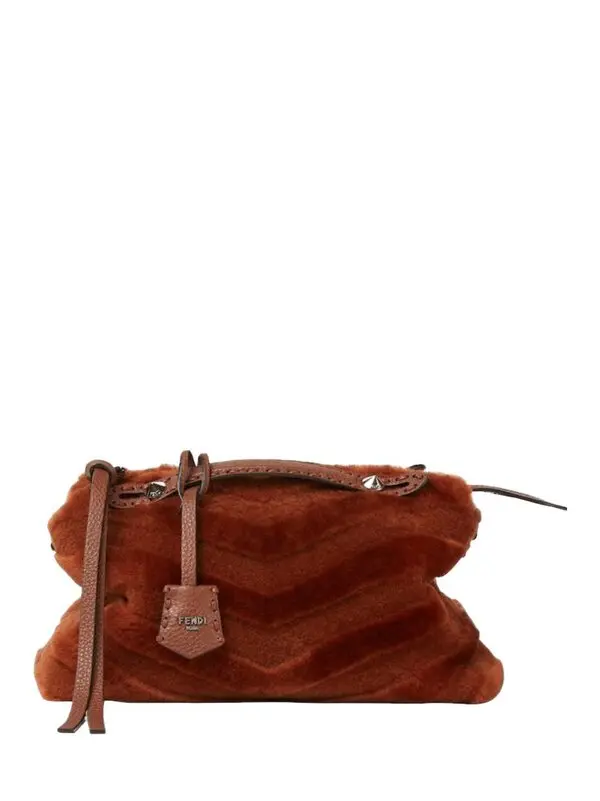 Fendi Selleria Medium Tote Bag - Rust-red