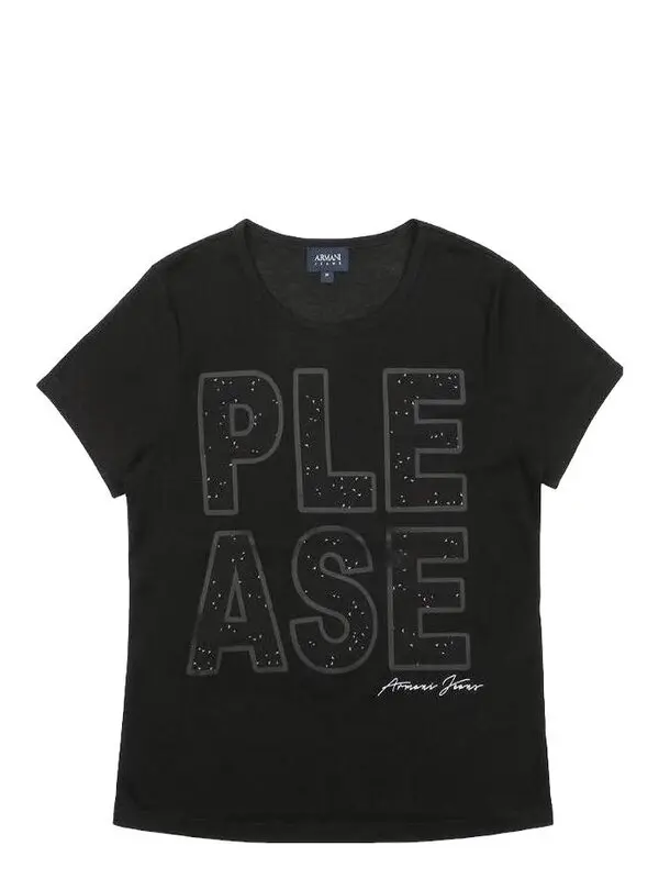 Emporio Armani Printed T-shirt - Black