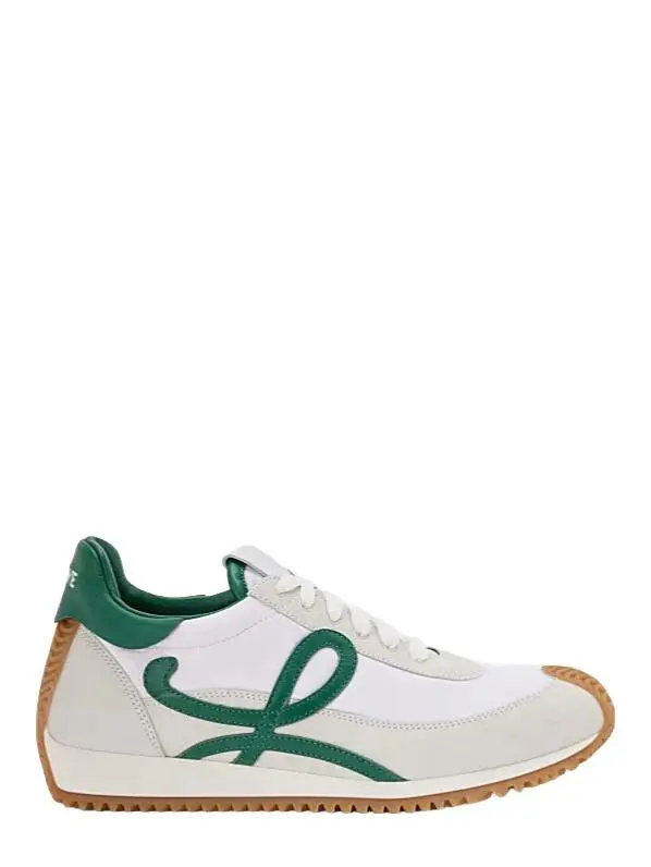 Loewe Flow Runner 2.0 Sneakers - White/dark Green