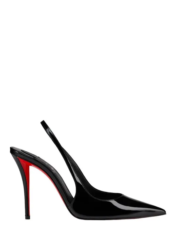 CHRISTIAN LOUBOUTIN Miss Z Slingback Stiletto Pumps - Black