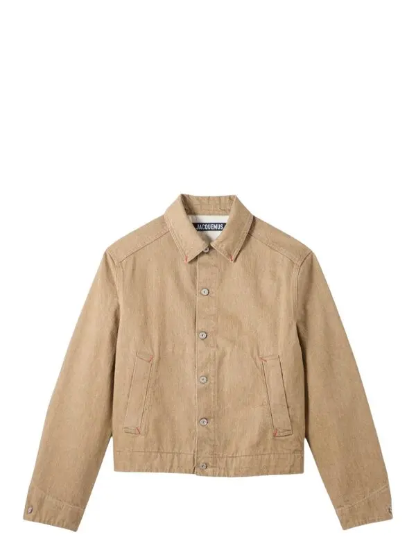 Jacquemus Mirada De Nimes Denim Jacket - Light Brown