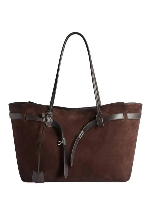 Balenciaga Bel Air Large Tote Bag - Light Espresso