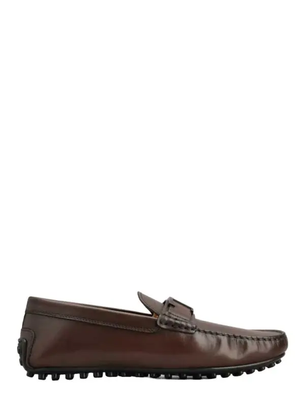 TOD'S City Almond-toe Loafers - Black