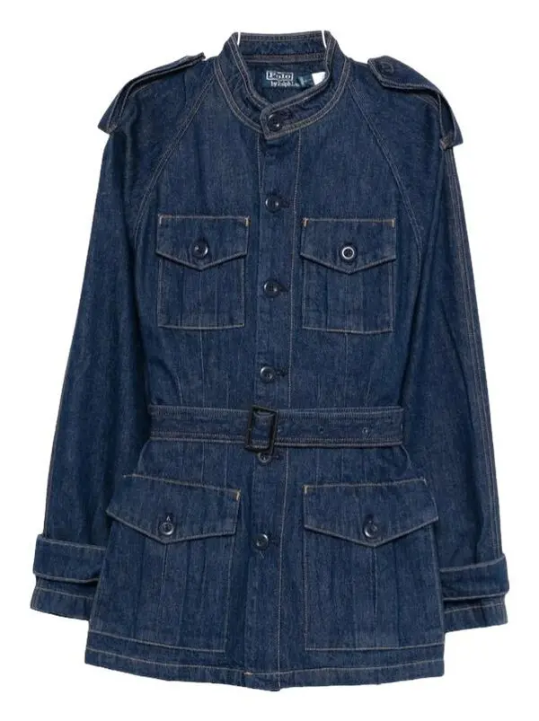 Polo Ralph Lauren Belted Denim Jacket - Blue