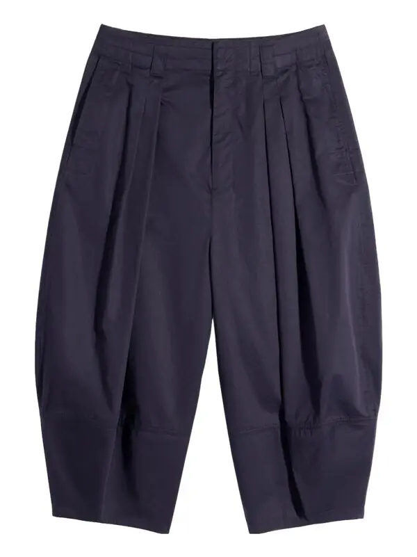 LEMAIRE Balloon Cut Bermuda Shorts - Dark Blue
