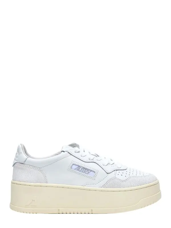 AUTRY Medialist Platform Lace-up Sneakers - White