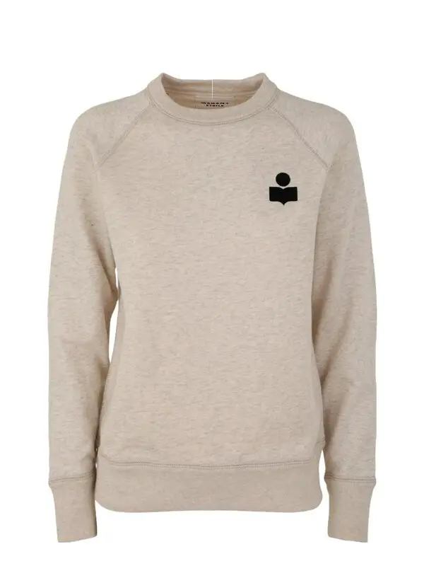Isabel Marant Étoile Milla Logo Sweatshirt - Nude
