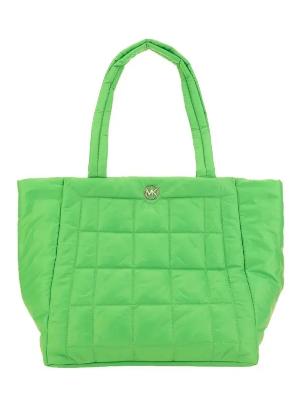Michael Kors Lilah Large Quilted Tote Bag - Green