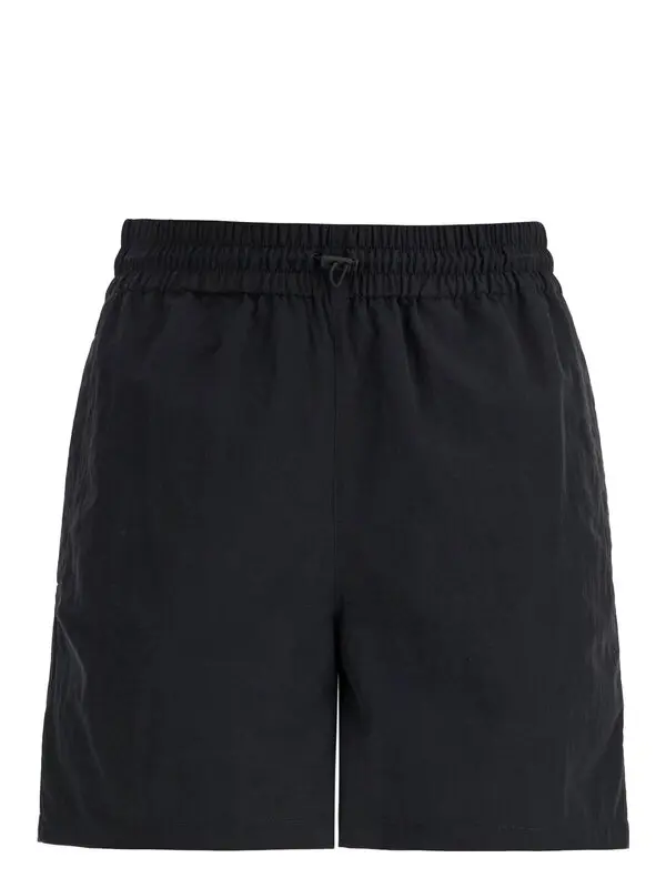 Burberry Logo-appliqué Shorts - Black