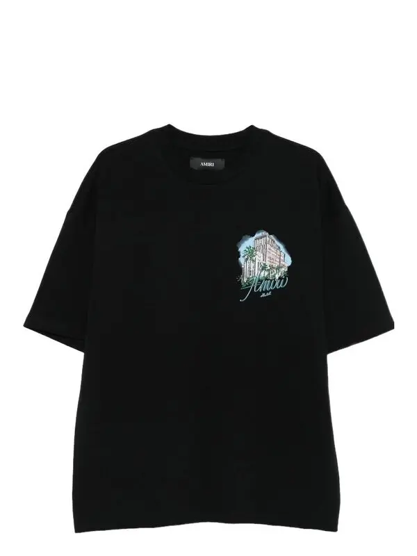 Amiri Crew Neck T-shirt - Black