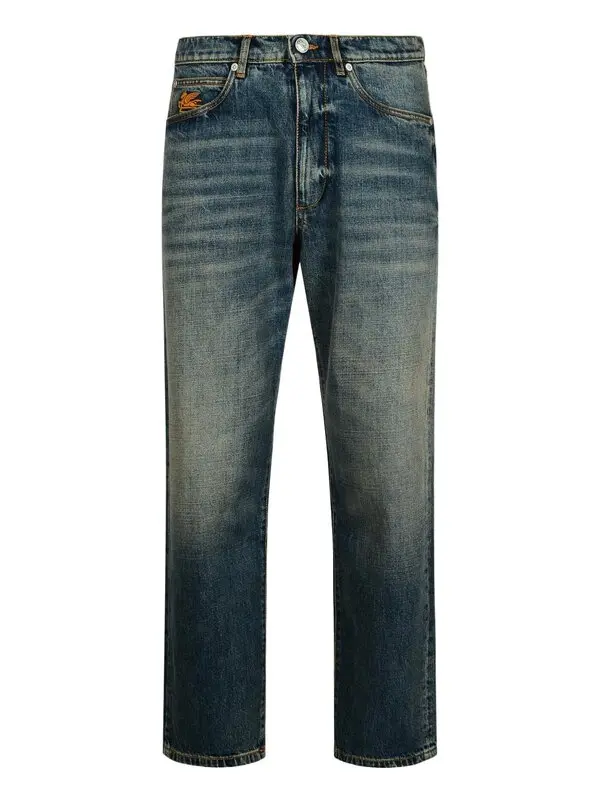 Etro Straight Leg Jeans - Black