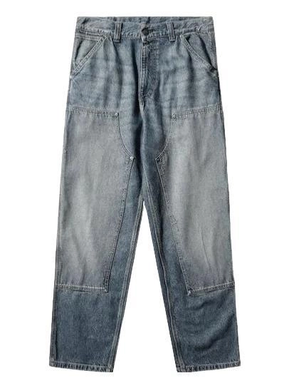 Carhartt Work In Progress Og Double Knee Work Jeans - Blue