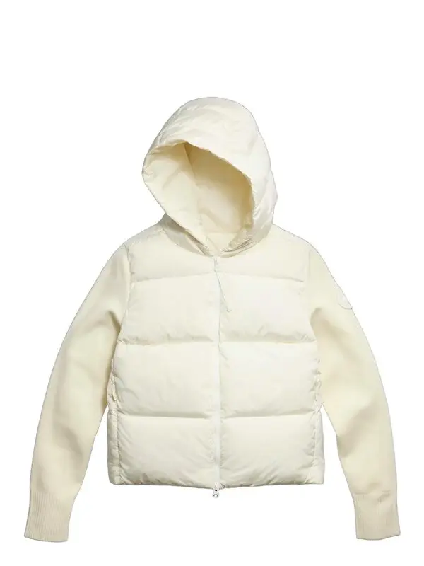 Canada Goose Hybridge Quilted Knit Down Jacket - White