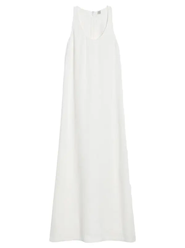 TOTEME Scoop Neck Sleeveless Midi Dress - No