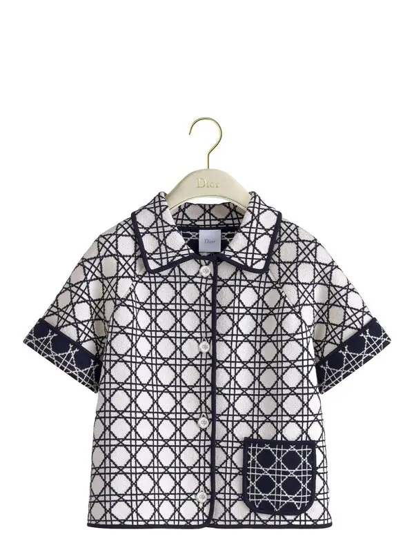 Dior Macrocannage Short-sleeved Jacket - Black
