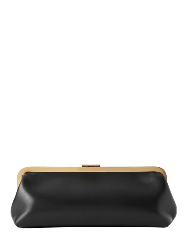 Proenza Schouler Amory Leather Clutch - Black