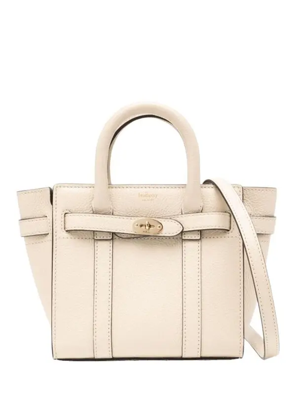 Mulberry Micro Zipped Bayswater Bag - Off White