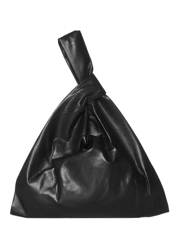 Nanushka Logo Embossed Tote Bag - Black