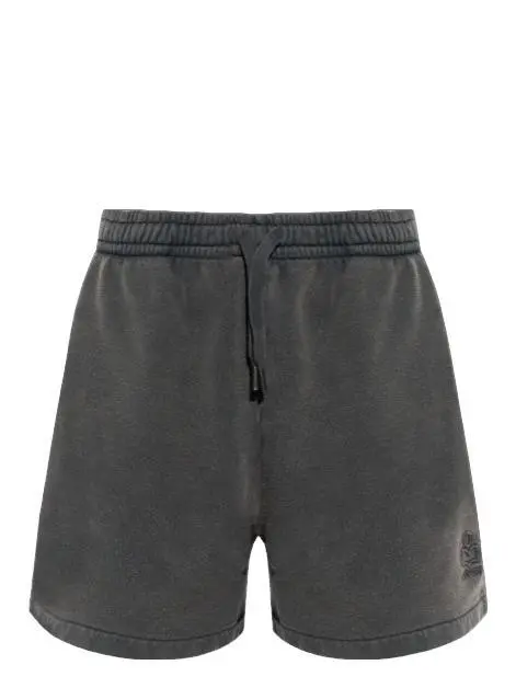 Isabel Marant Étoile Embroidered Logo Shorts - Grey