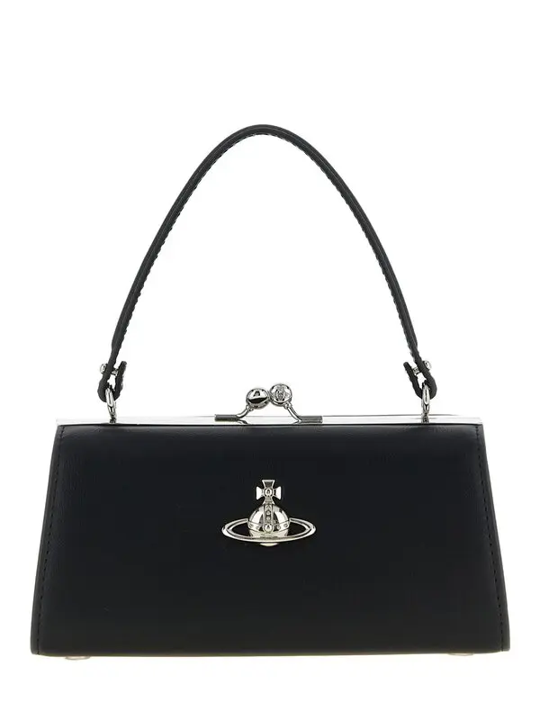 VIVIENNE WESTWOOD Orb Plaque Tote Bag - Black