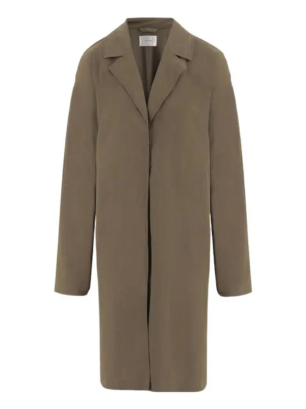 THE ROW Technical Fabric Coat - Dark Beige