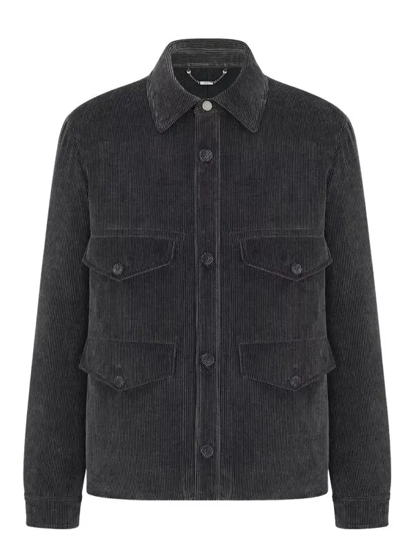 Dior Icons Safari Jacket In Corduroy - Grey