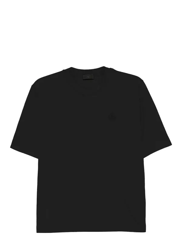 Moncler Logo Patch Crewneck T-shirt - Black