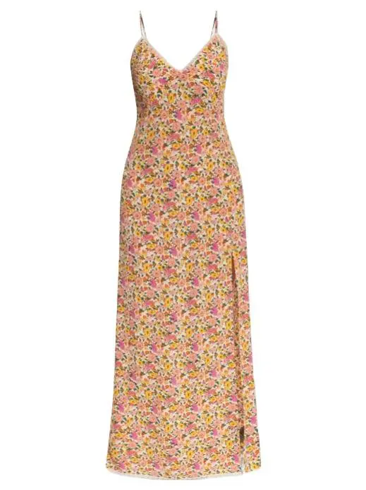 Zadig&Voltaire Ramelil Floral Print Maxi Dress - Multi-color