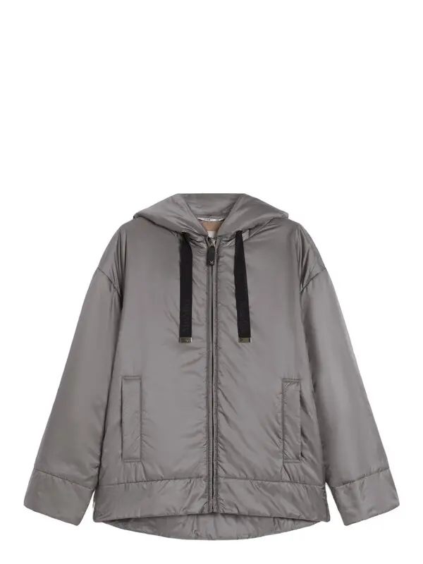 Max Mara Daria Hooded Jacket - Dark Gray