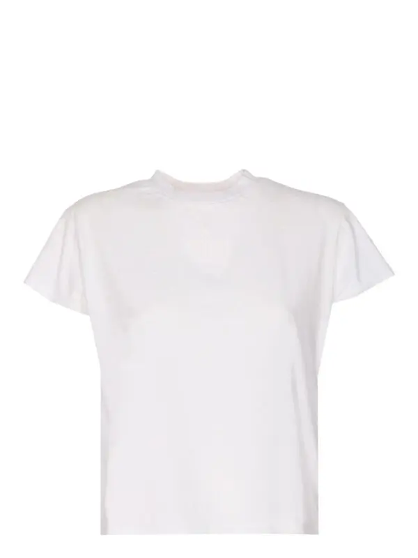 MAISON MARGIELA Short-sleeved Crewneck T-shirt - White