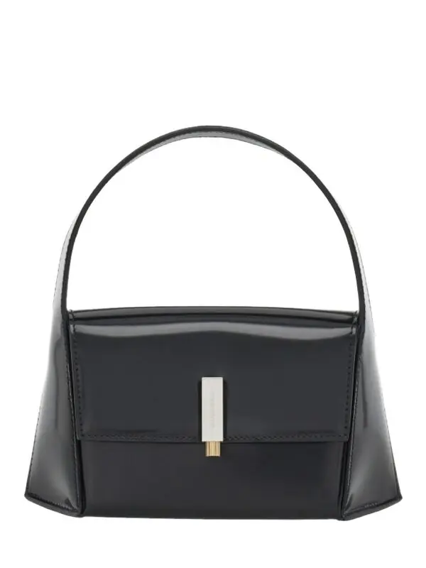 FERRAGAMO Flip Shoulder Bag - Black