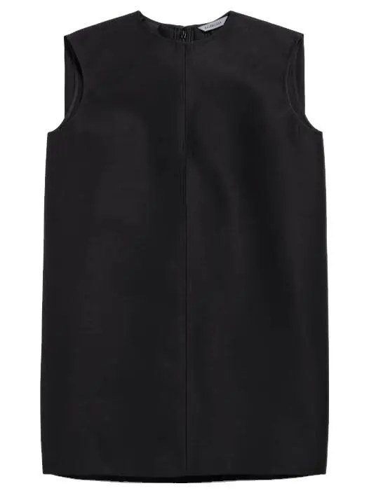 Balenciaga Cocoon Mini Dress - Black