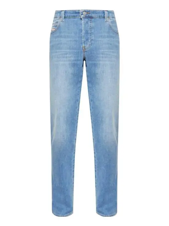 DIESEL® D-vyl Jeans With Logo Patch - Blue