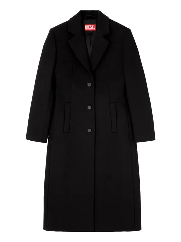 DIESEL® G-allan Oval Plaque Jacket - Black