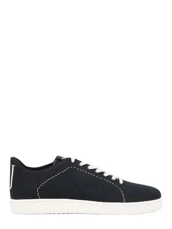 Emporio Armani Logo Lace-up Sneakers - Black