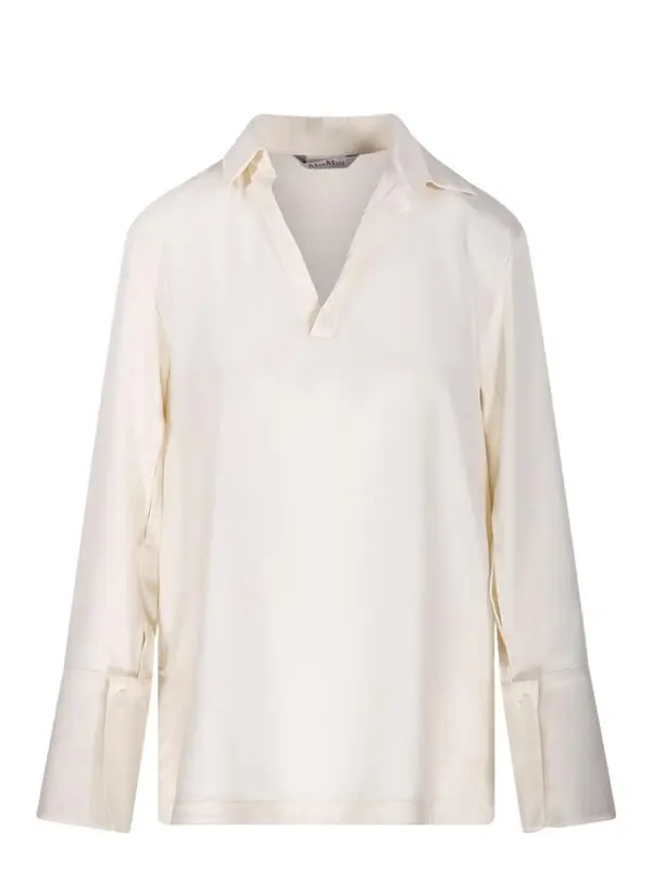 Max Mara Dover V-neck Long-sleeved Top - No