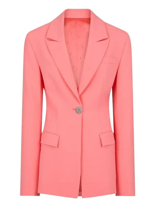 Attico Single-breasted Hourglass Blazer - Pink