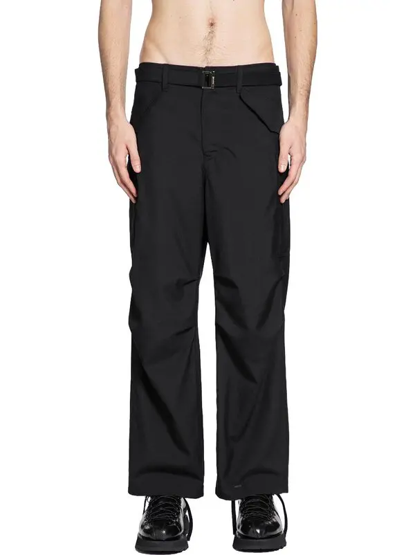 Sacai Belted Cargo Pants - Black