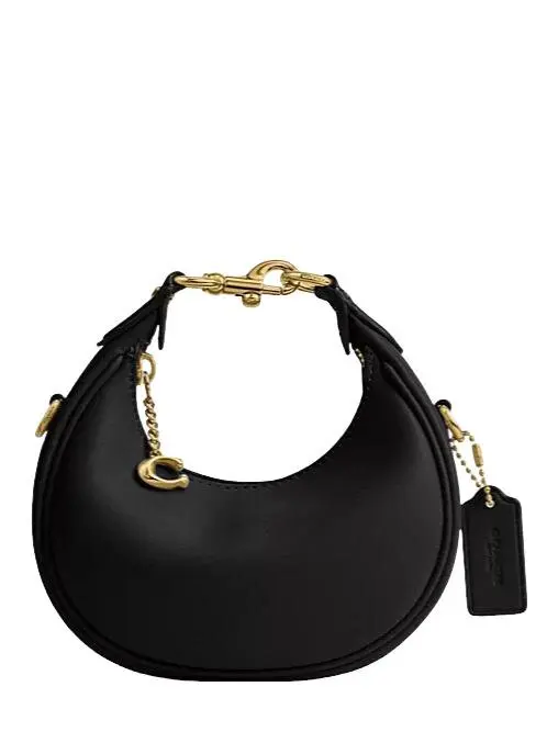 COACH Jonie Logo Detailed Shoulder Bag - Black