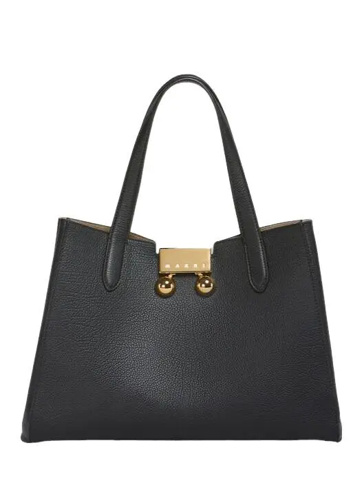 Marni Trunkaroo Tote Handbag - Black