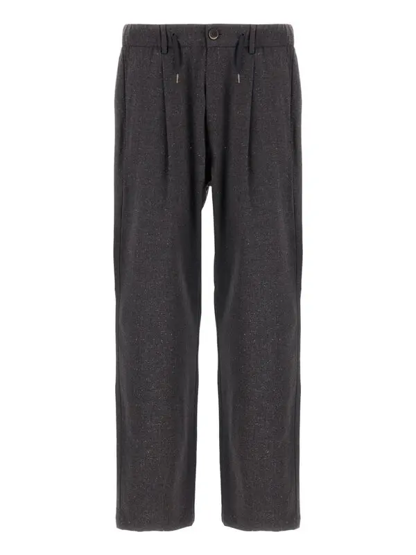 Herno Pleated-front Trousers - Black