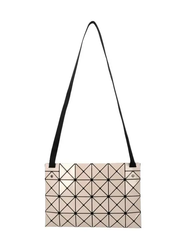 Issey Miyake Geometric Patchwork Crossbody Bag - Nude
