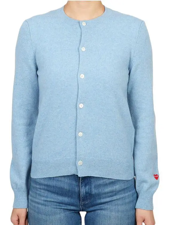 Comme Des Garçons Long Sleeve Knitwear - Blue