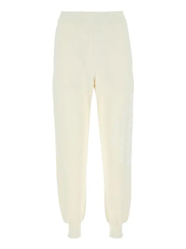 Alexander McQueen Logo Printed Track Pants - Nude
