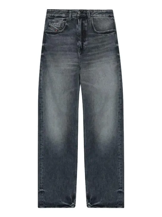 DIESEL® 2001 D-macro Faded Wide Leg Jeans - Grey