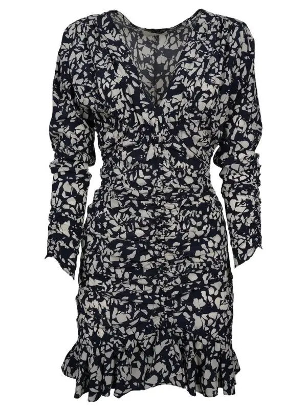 Isabel Marant Étoile Lara Short Silk Dress - Black