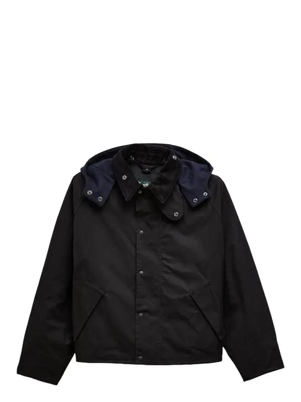 Barbour Long Sleeve Casual Jacket With Hood - Black