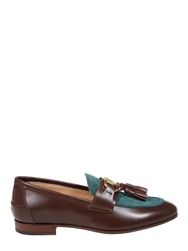 Valentino Garavani Tassel Detailed Slip-on Loafers - Brown